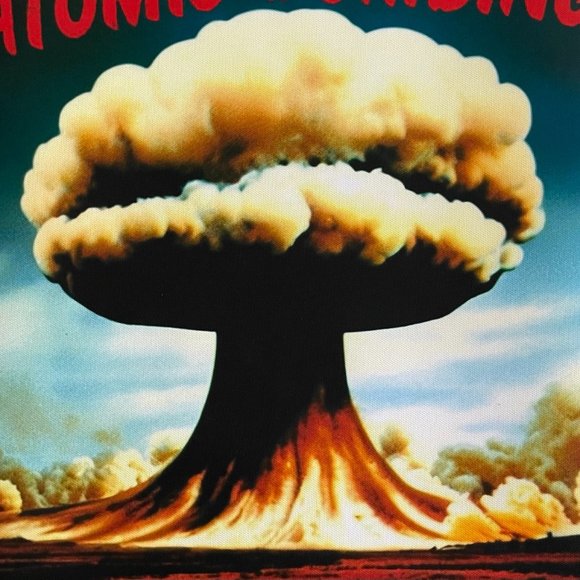 MyEpicDeals | Art | 95s Atomic Bomb Poster Vintage Style Nuclear Blast ...